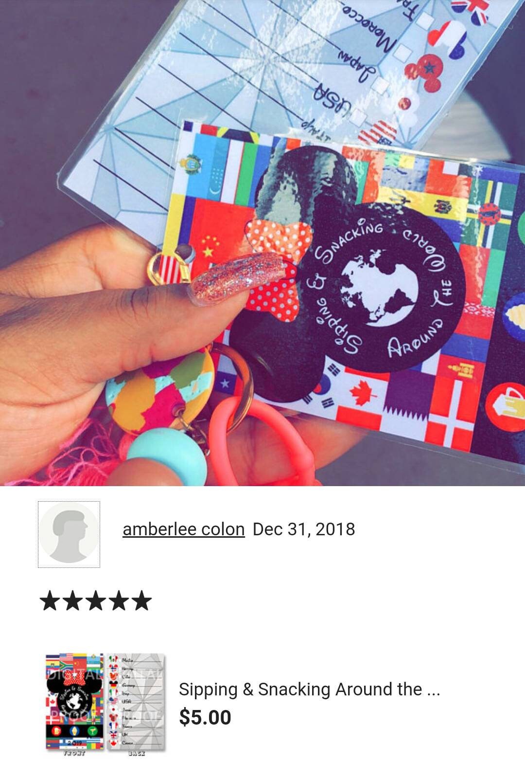 Sipping & Snacking Around the World Passport Printable | Etsy