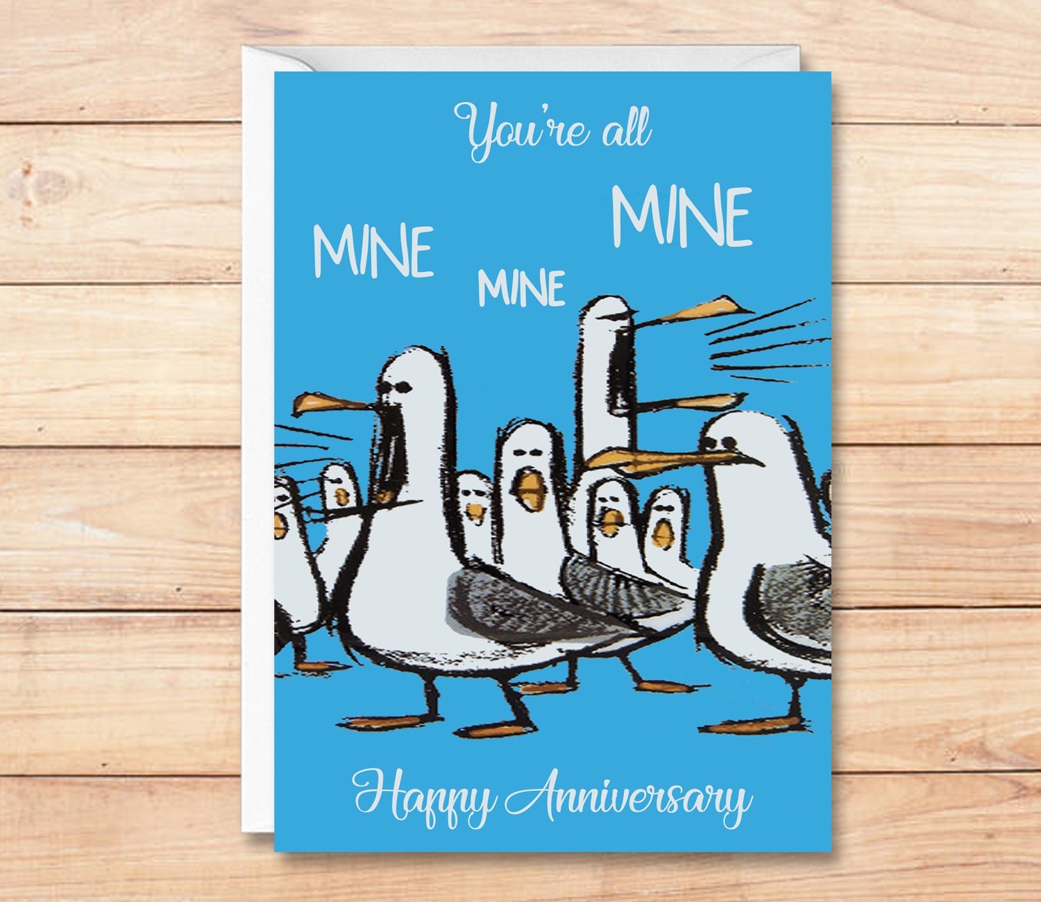 Finding Nemo Mine Mine Mine Anniversary Card Finding Nemo - Etsy