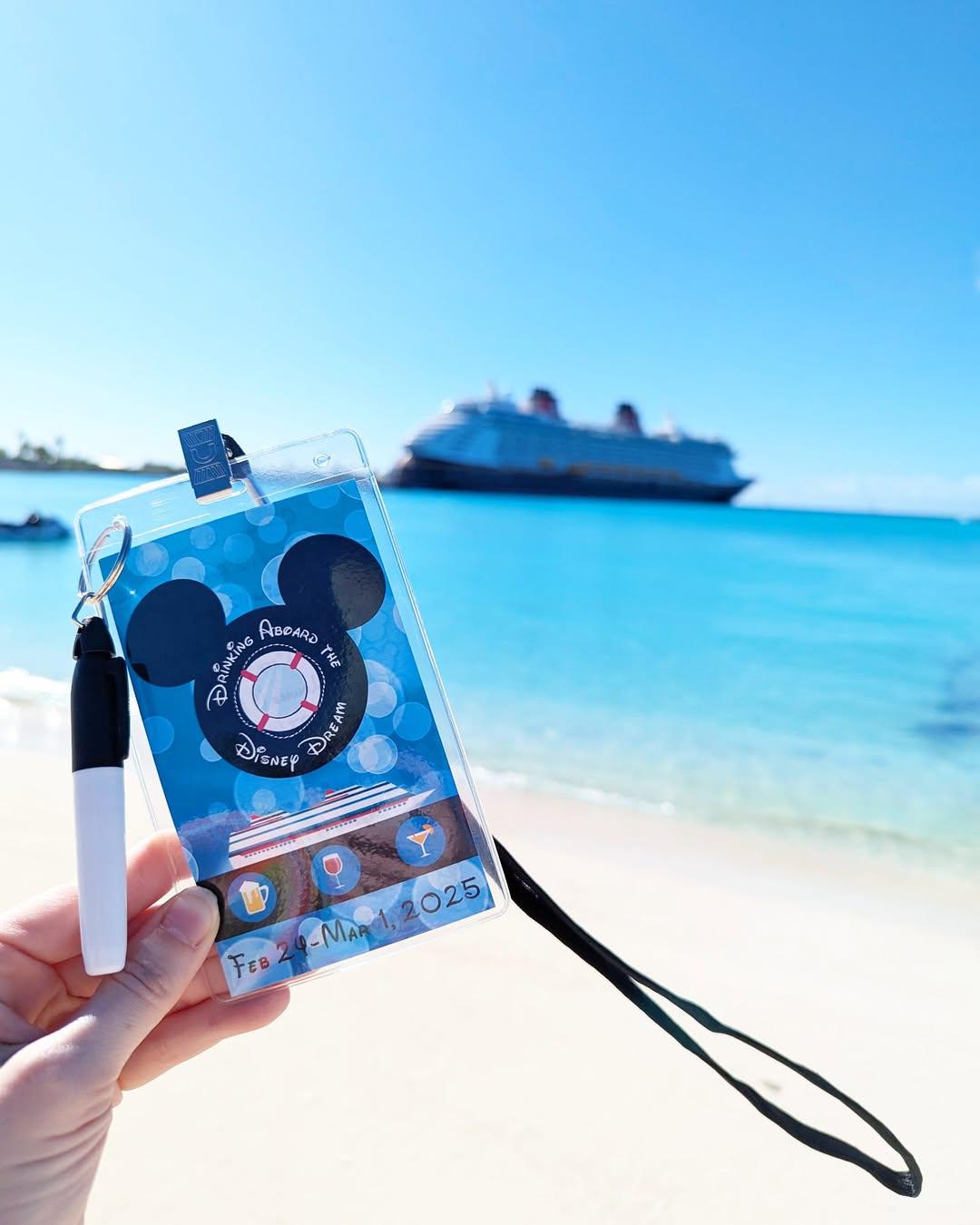 Cruise Line DCL Bar Crawl Passport Lanyard - Drink Aboard the Dream ...
