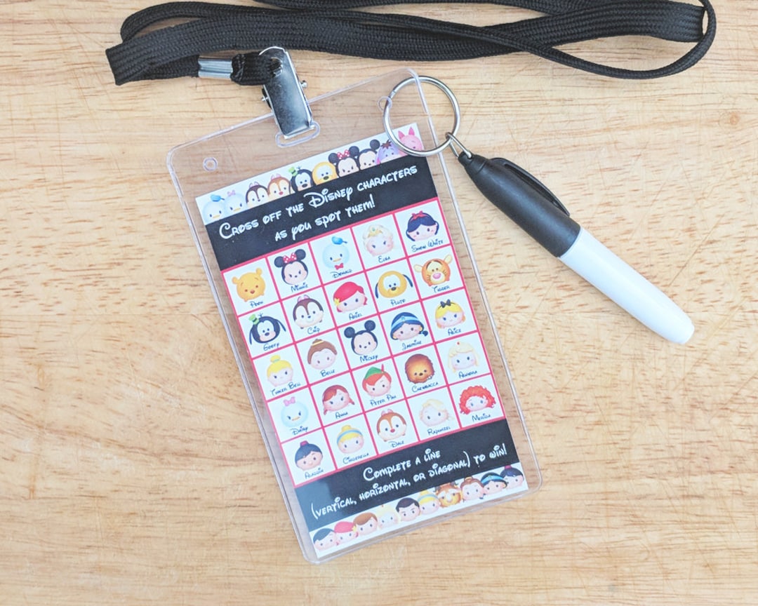 Additional Bingo Card for Character Bingo Lanyard - Etsy