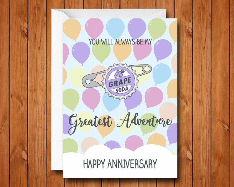 UP Anniversary Card, UP Love Card, You Are My Greatest Adventure Card ...