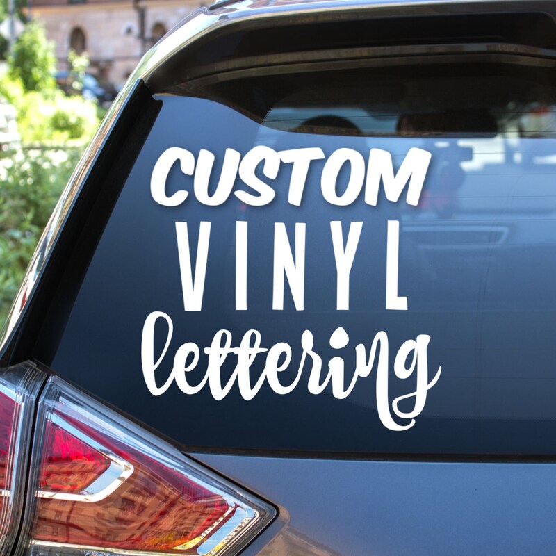 Lettering Decal - Etsy