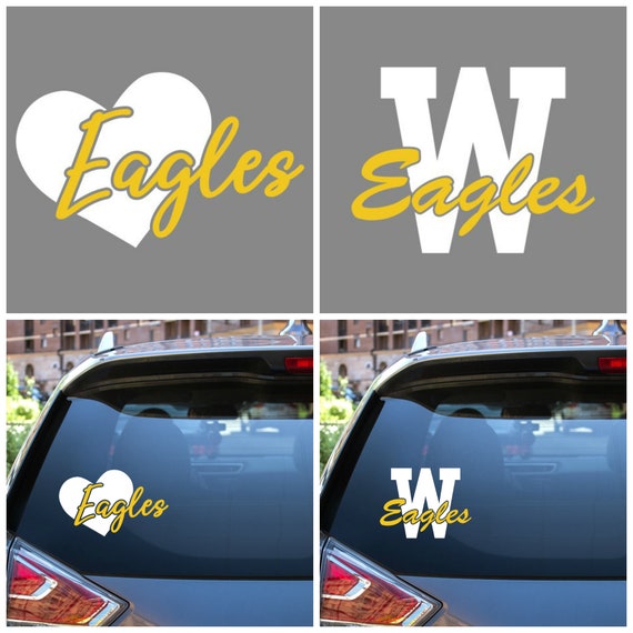 Custom School Car Decals Choose Design and Colors - Etsy