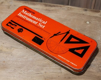 Orange Metal Box - Etsy