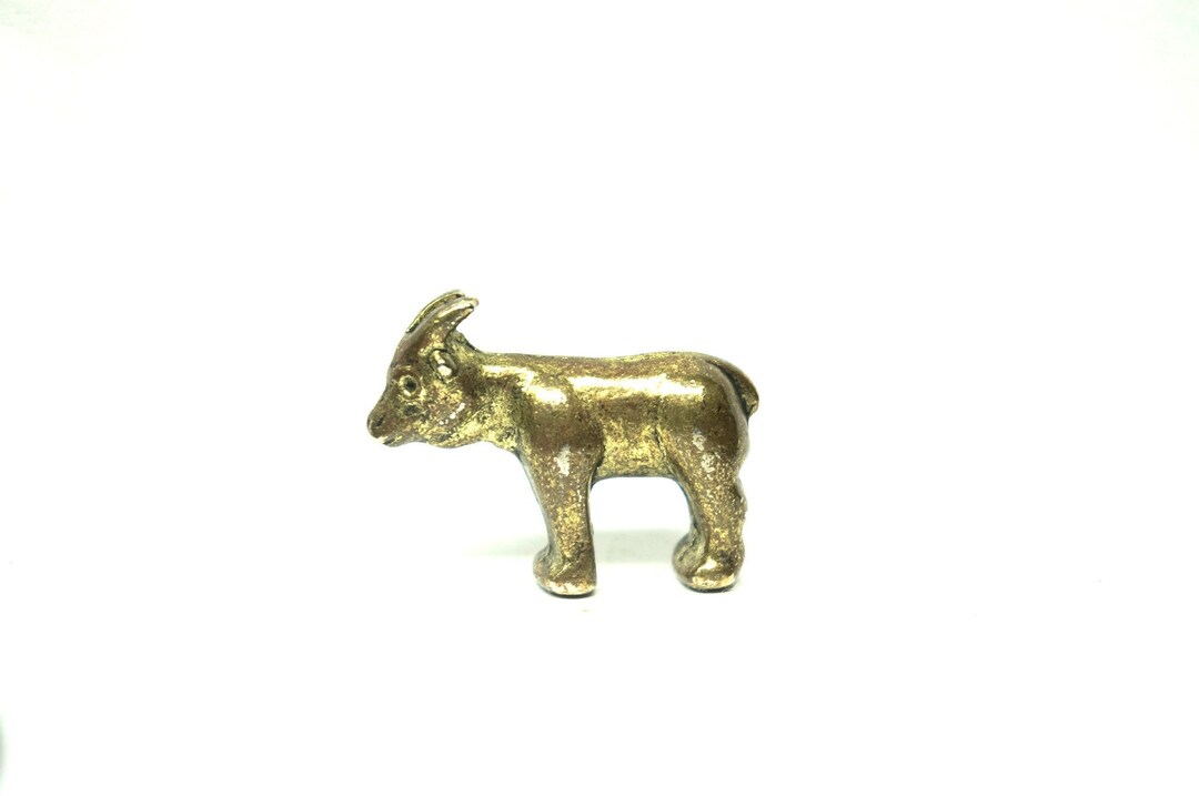 Vintage Metal Goat Miniature. - Etsy