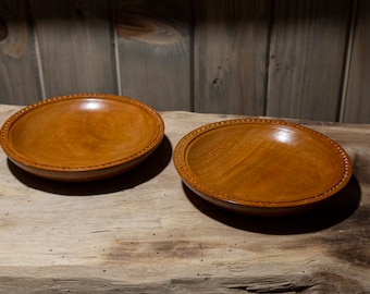 Primitive Wooden Plate - Etsy
