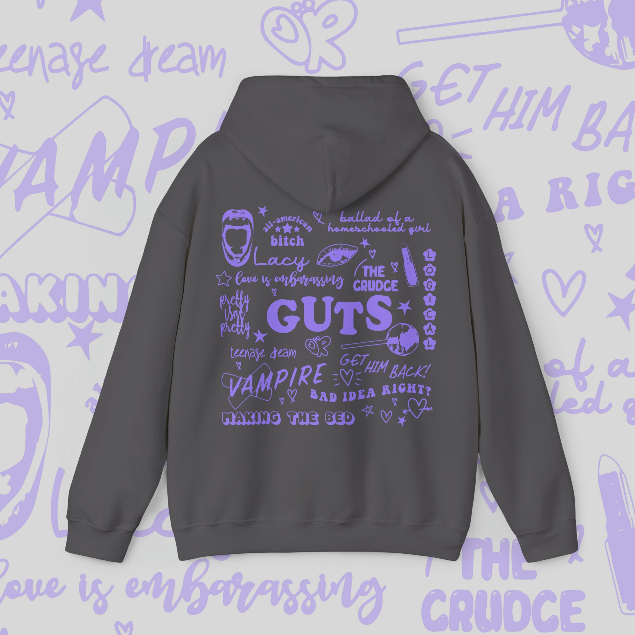 Olivia Rodrigo Guts Hoodie | Olivia Rodrigo Merch | Unofficial Guts ...