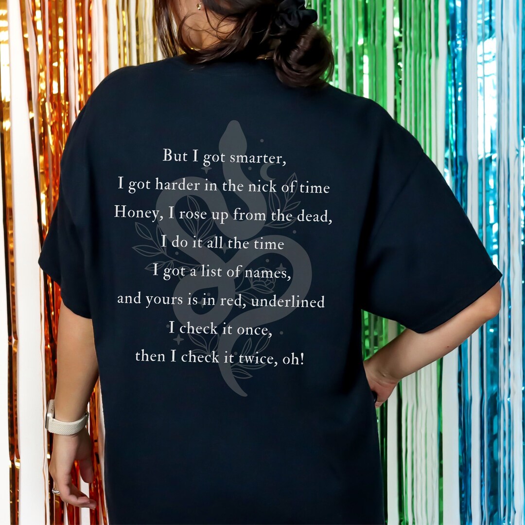 Rep T Shirt Eras Tour Outfit Idea Unofficial Fan Merch T Shirt Rep ...