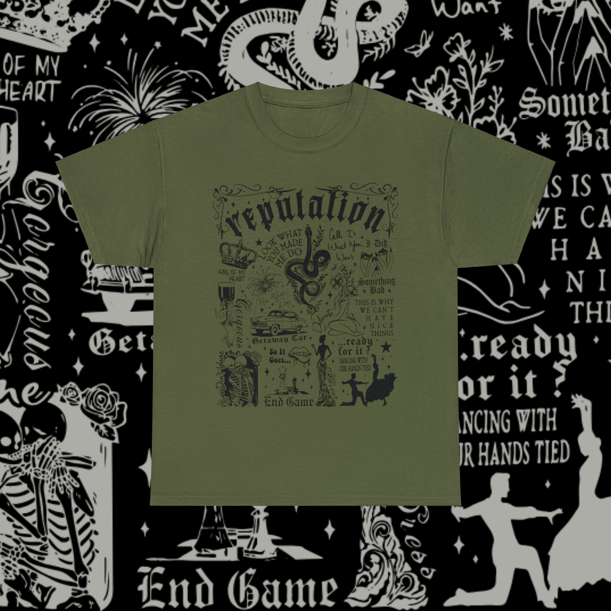 Rep T Shirt Music Album T Shirt Rep Merch Unofficial Tour Merch Gift ...