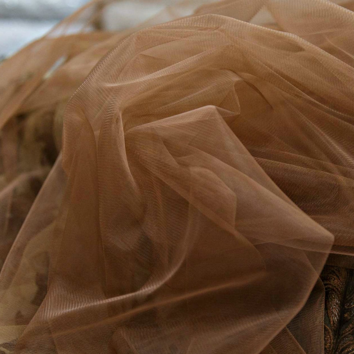 Soft tulle fabric illusion Wedding tulle fabric Black mesh | Etsy