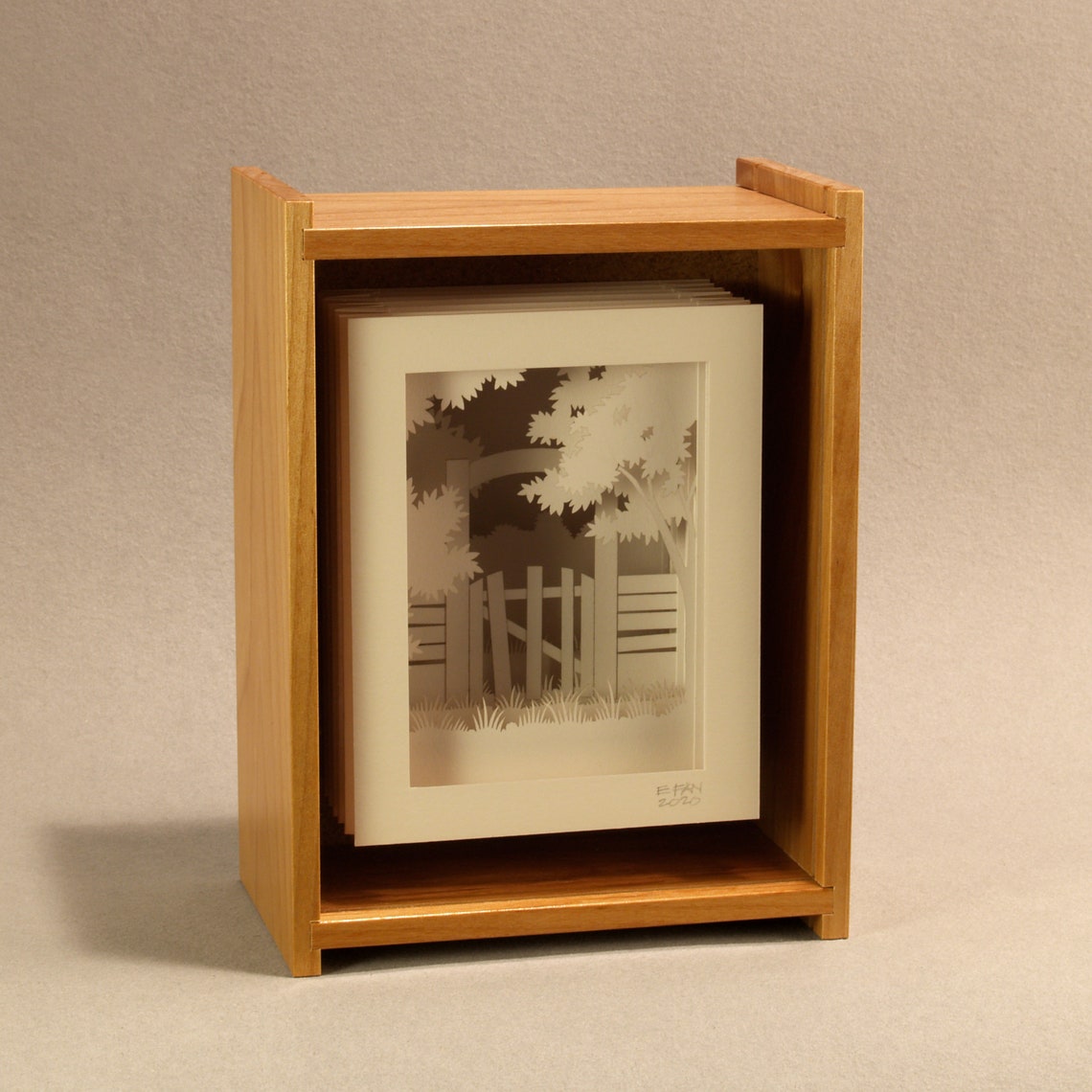Gate Light Box / Shadow Box - Vertical - Etsy