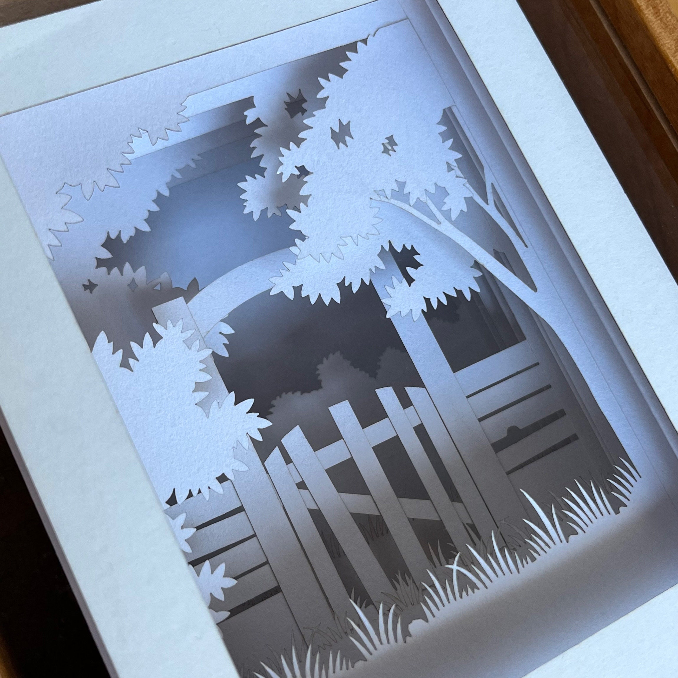 Gate Light Box / Shadow Box - Vertical - Etsy