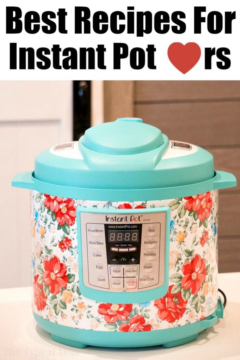 Easy Instant Pot Recipes - Pressure Cooker Recipes for Families - Etsy