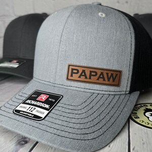 PAPAW Hat, PAPAW Cap, Papaw Gifts, Custom Papaw Gifts, Richardson 112 ...