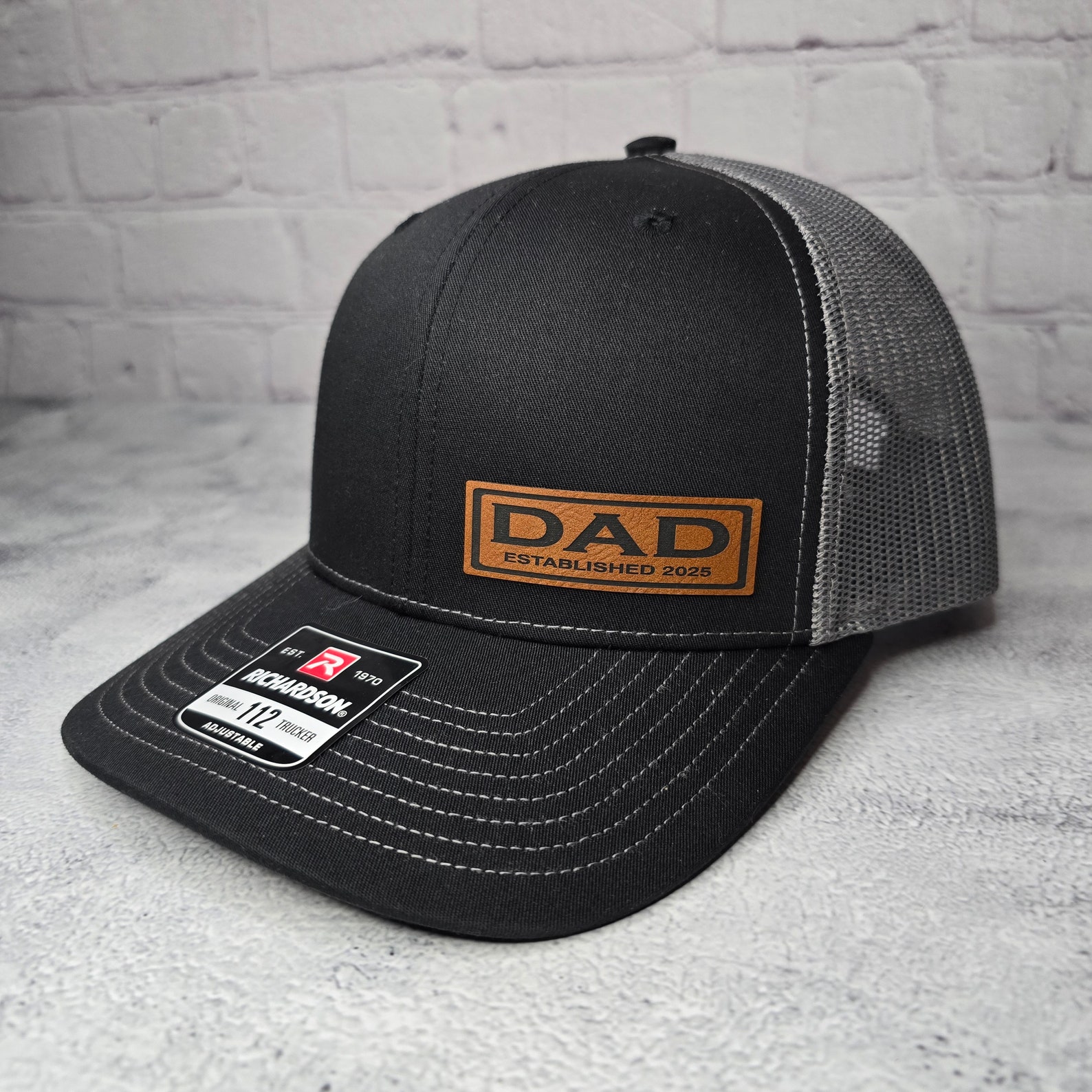 DAD HAT, DAD Established Any Year 2025, 2024 Etc. New Dad Pregnancy ...