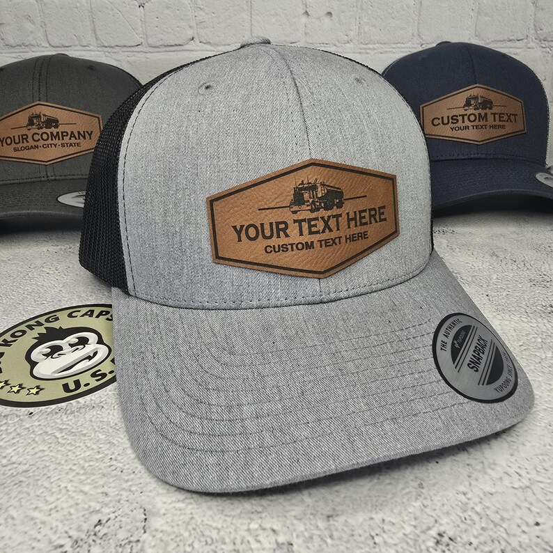 Tanker Truck Hats, Custom Text Trucker Hat, Personalized Truck Driver ...