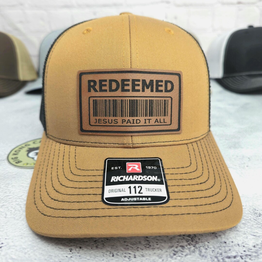 Jesus Hat, Redeemed Trucker Cap, Jesus Saves Christian Hats, Religous ...