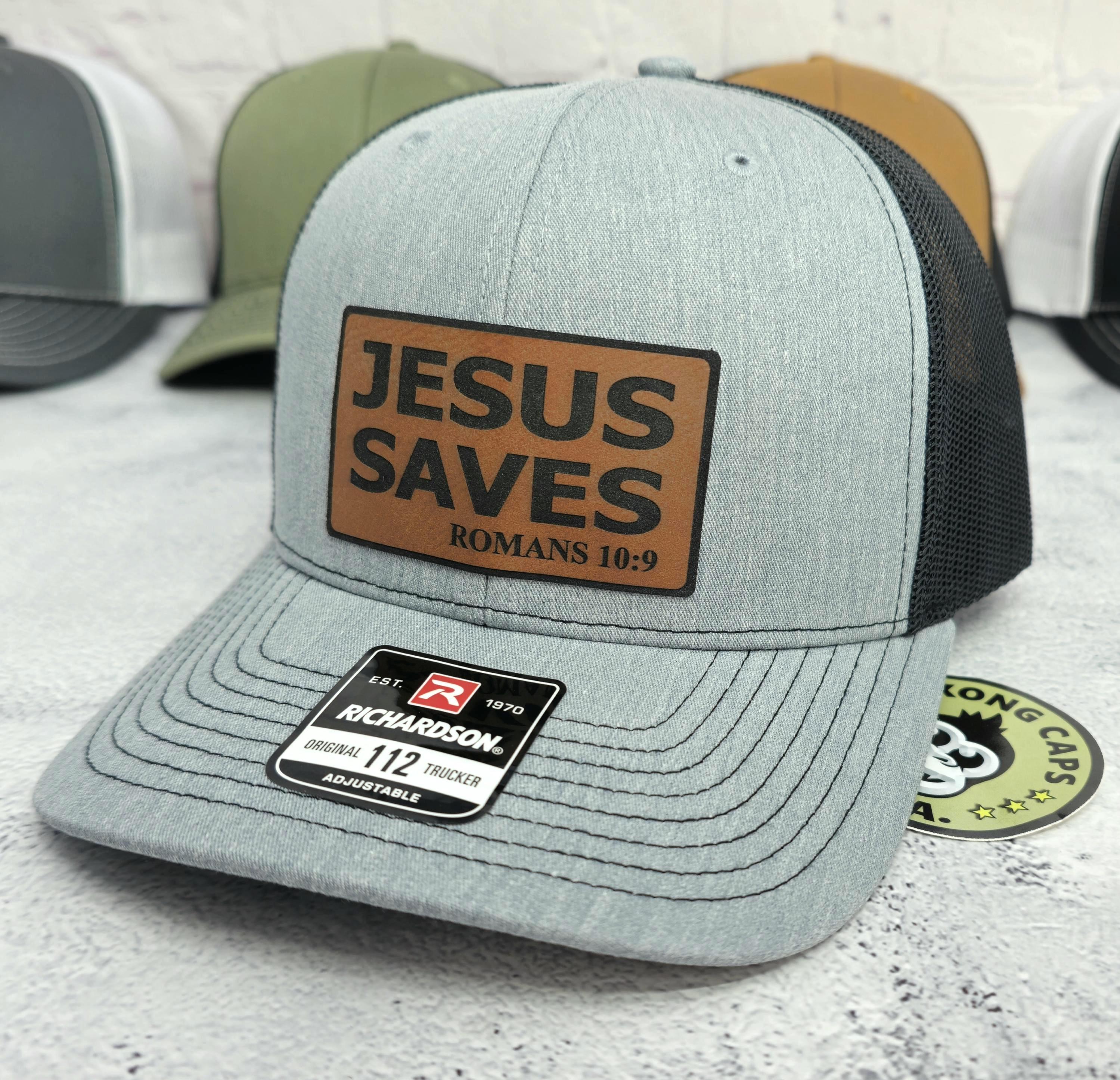 Jesus Saves Hat, Custom BIBLE VERSE HAT, Christian Trucker Hat, Faith ...