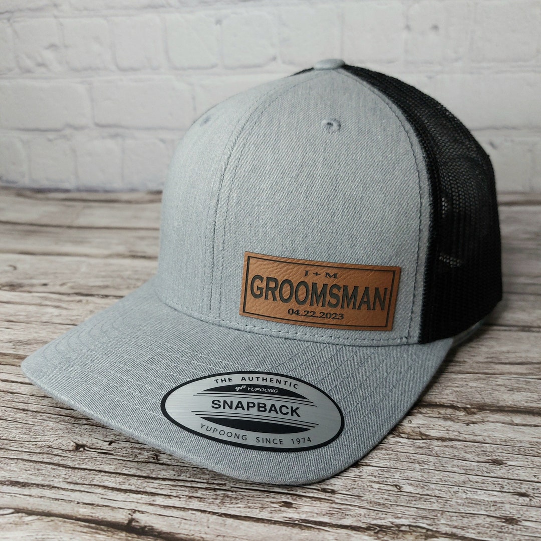 Groomsman Hats, Groom Caps, Best Man Wedding Hats, Personalized Wedding ...