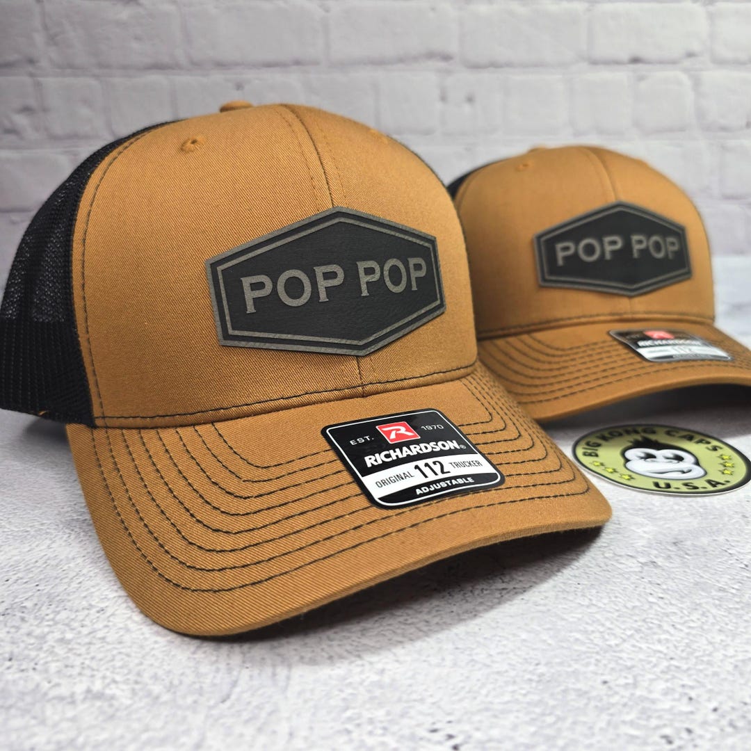 POP POP Hat, Custom Pop Pop Cap, Custom Text Hat, Personalized Pop Pop ...