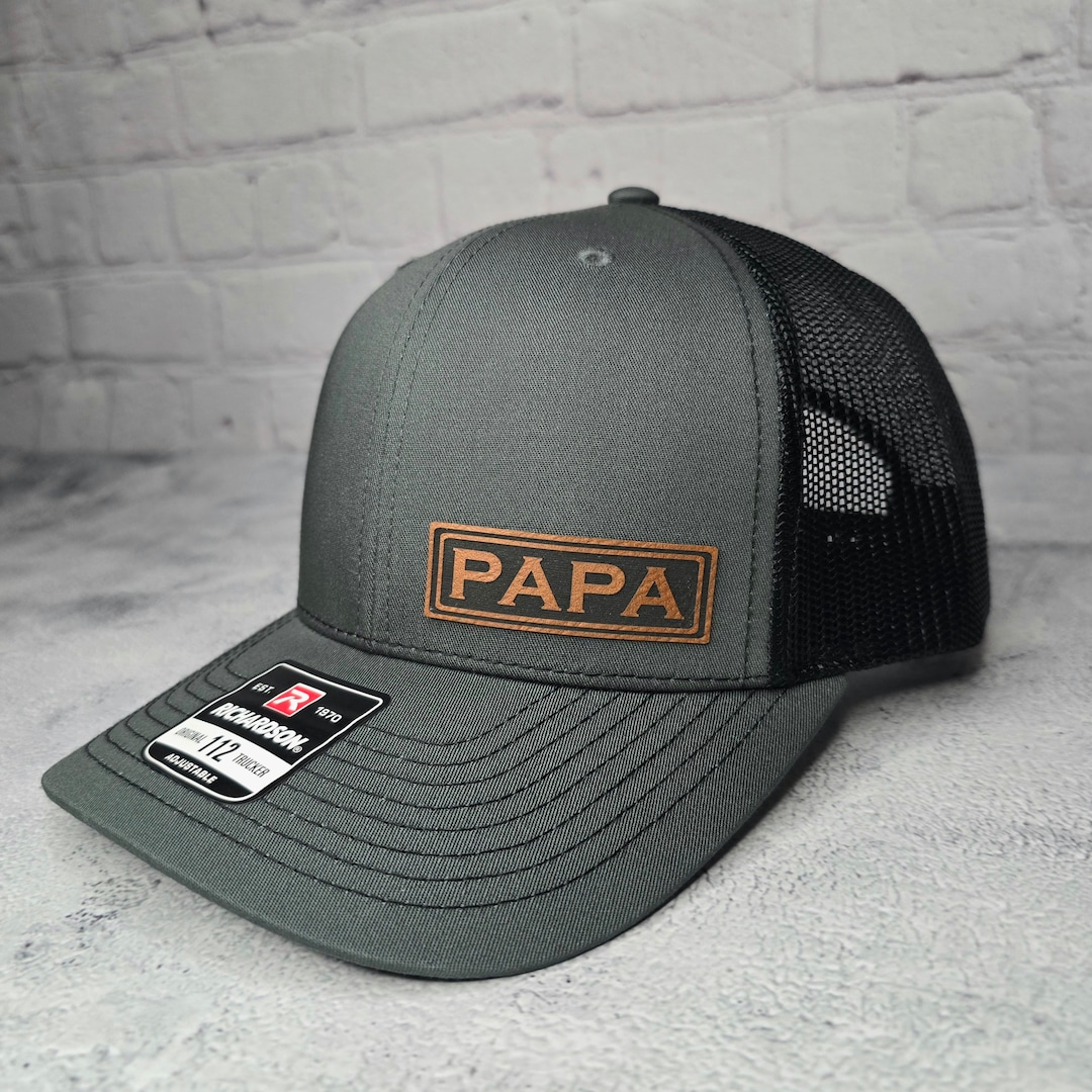 Papa Hat, Customizable Papa Patch Cap, New Papa Pregnancy Announcement ...