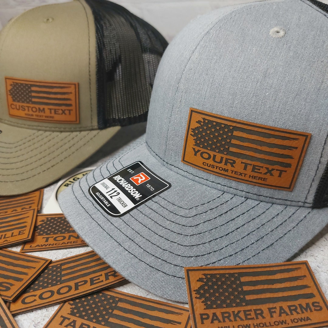 Custom Text Hats, Personalized Hat, Customized USA FLAG Hats, You Name ...