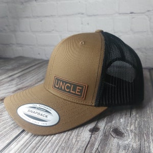 Uncle Hat, Uncle Patch Cap, Uncle Birthday Gifts, Personalized Gifts ...