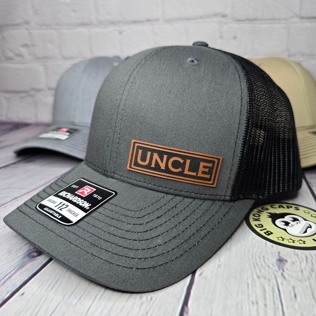 Uncle Hat, Uncle Patch Cap, Uncle Birthday Gift, Personalized Gifts ...