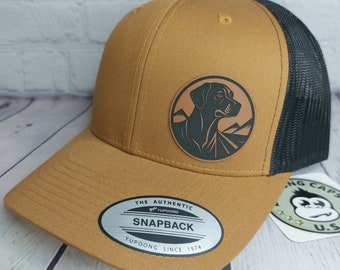 Chocolate Labrador Retriever Embroidered Hat, Baseball Cap, Dad Hat ...