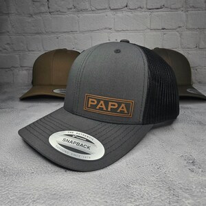 PAPA Hat, Papa Trucker Cap, Custom Gifts for Papa, New Papa Pregnancy ...