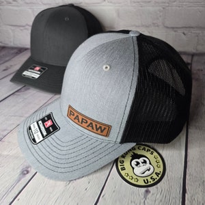 PAPAW Hat, PAPAW Cap, Papaw Gifts, Custom Papaw Gifts, Richardson 112 Hat, Gifts for Papaw ...