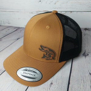MUSKIE HAT, Muskie Fishing Gifts, Fisherman Hat, Musky Patch Cap ...