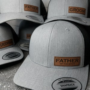 Custom Father of the Bride Hat, Wedding Party Hats, Groom Hat, Bridal ...