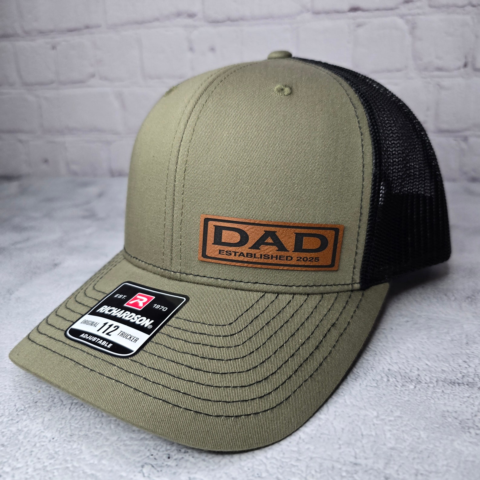 DAD HAT, DAD Established Any Year 2025, 2024 Etc. New Dad Pregnancy ...