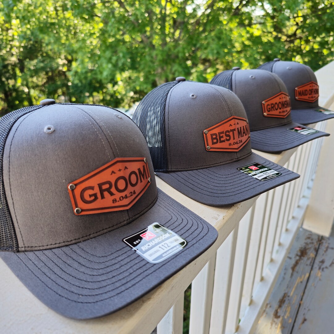 Groom Hats, Custom Wedding Hats, Personalized Groom Hat, Custom Best ...