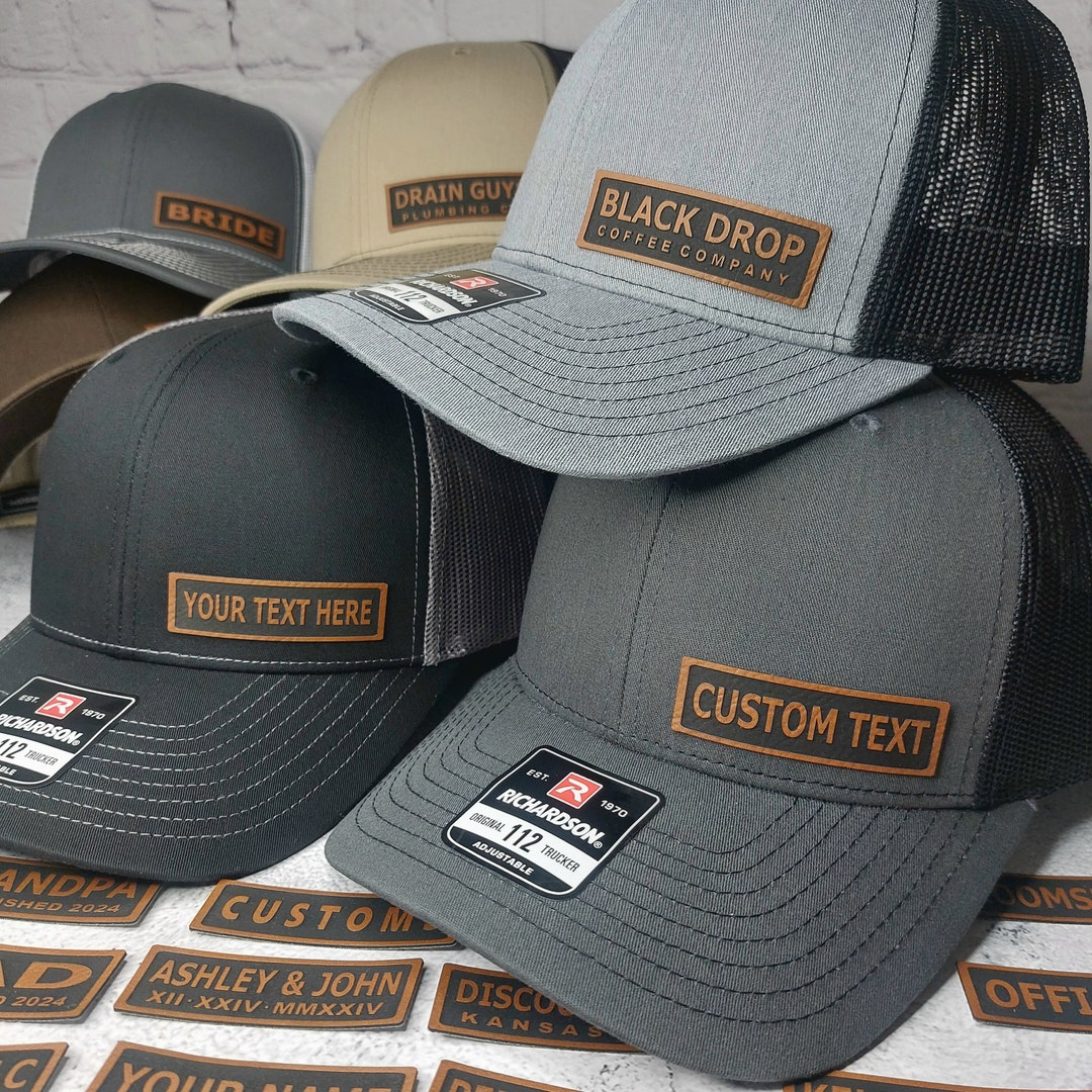Custom Text Hat, Personalized Text, Company Business Caps, Customized ...