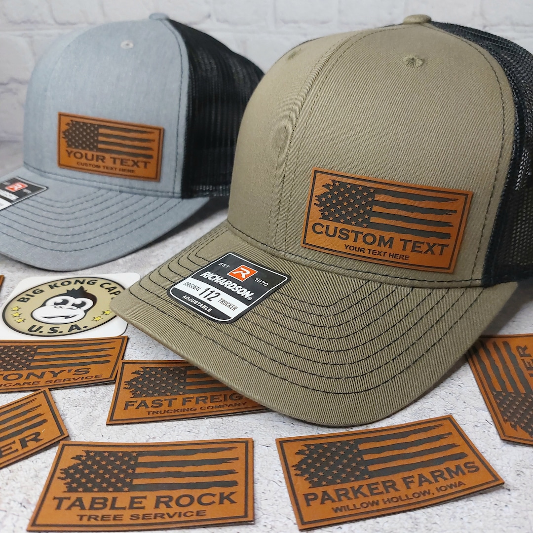 Custom Text Hats, Personalized Hat, Customized USA FLAG Hats, You Name ...