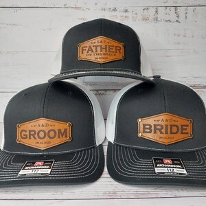 Bride and Groom Hats, Bride and Groom Caps, Bride Hat, Groom Hat, Bride ...