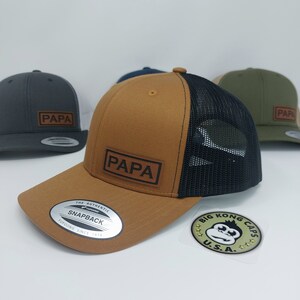 PAPA HAT, Custom Papa Cap, Fathers Day Gifts, Birthday Gift, New PAPA ...