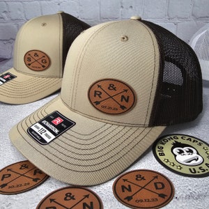 Custom Text Hats, Personalized Text Hats, Custom Couples Gifts, Wedding ...