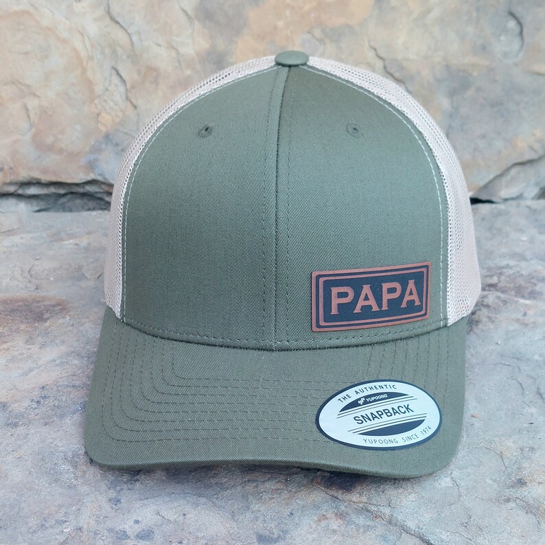 PAPA Hat Papa Patch Cap Custom Gifts for Papa New Papa - Etsy