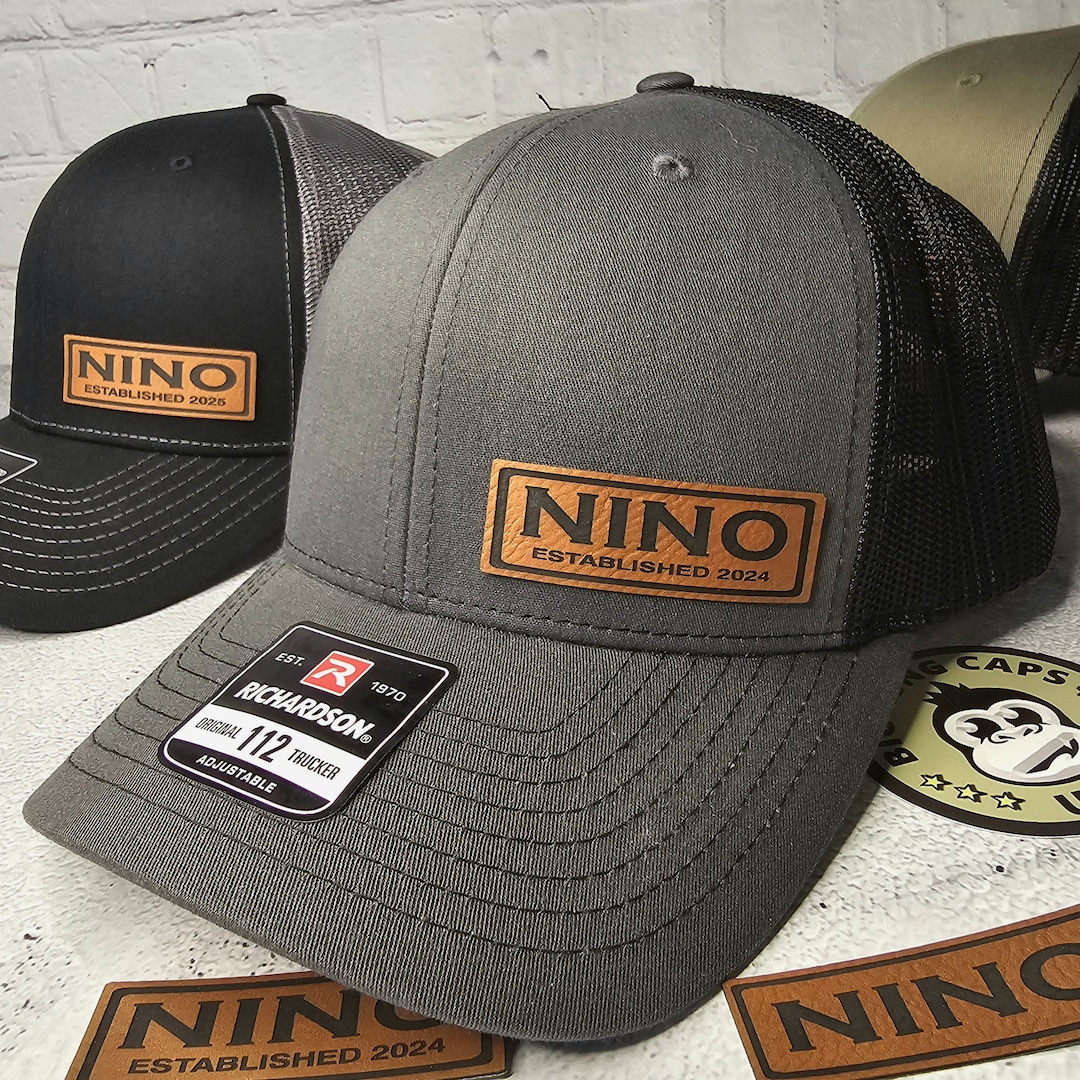 NINO Hat, Custom NINO Cap Established Any Year, 2025, 2020, Etc Nino ...