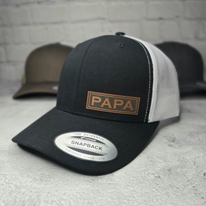 PAPA Hat, Papa Trucker Cap, Custom Gifts for Papa, New Papa Pregnancy ...