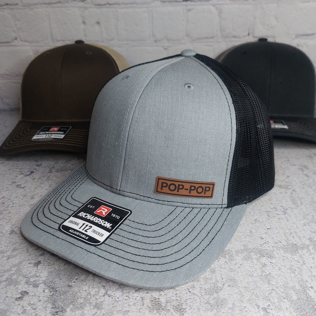 POP-POP Hat, Pop-pop Patch Baseball Cap, Richardson 112 Snapback ...