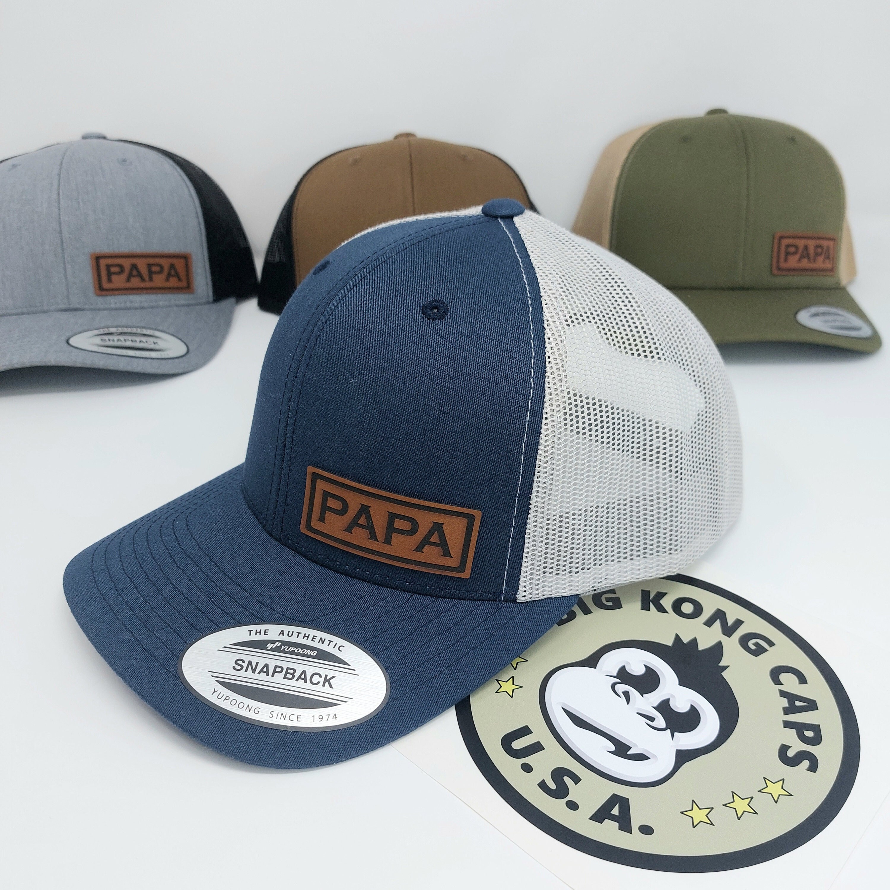 PAPA HAT, Custom Papa Cap, Fathers Day Gifts, Birthday Gift, New PAPA ...