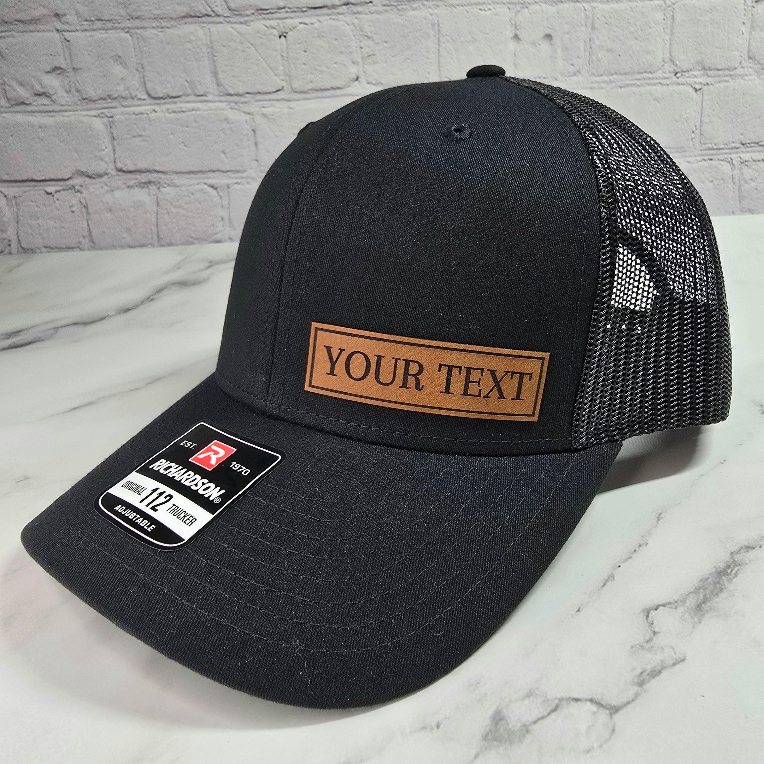 Custom Text Hats, Customizable Hats, Personalized Guy Gifts, Gifts for ...
