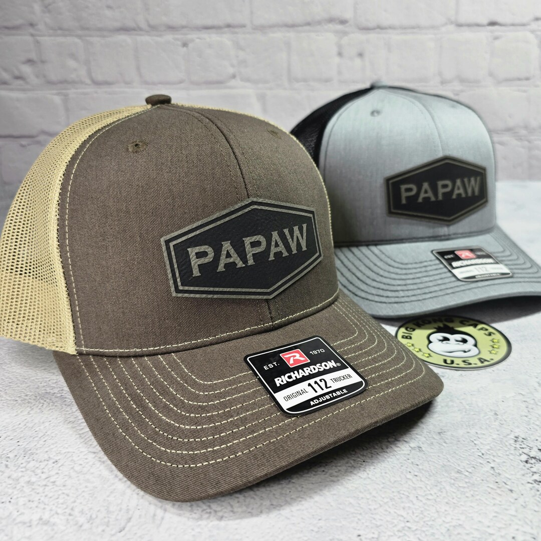 PAPAW HAT, Custom Papaw Hats, Customizable Gifts for Papaw, Papaw ...
