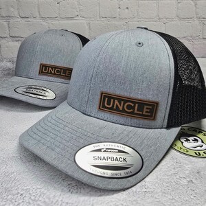 Uncle Hat, Uncle Patch Cap, Uncle Birthday Gifts, Personalized Gifts ...