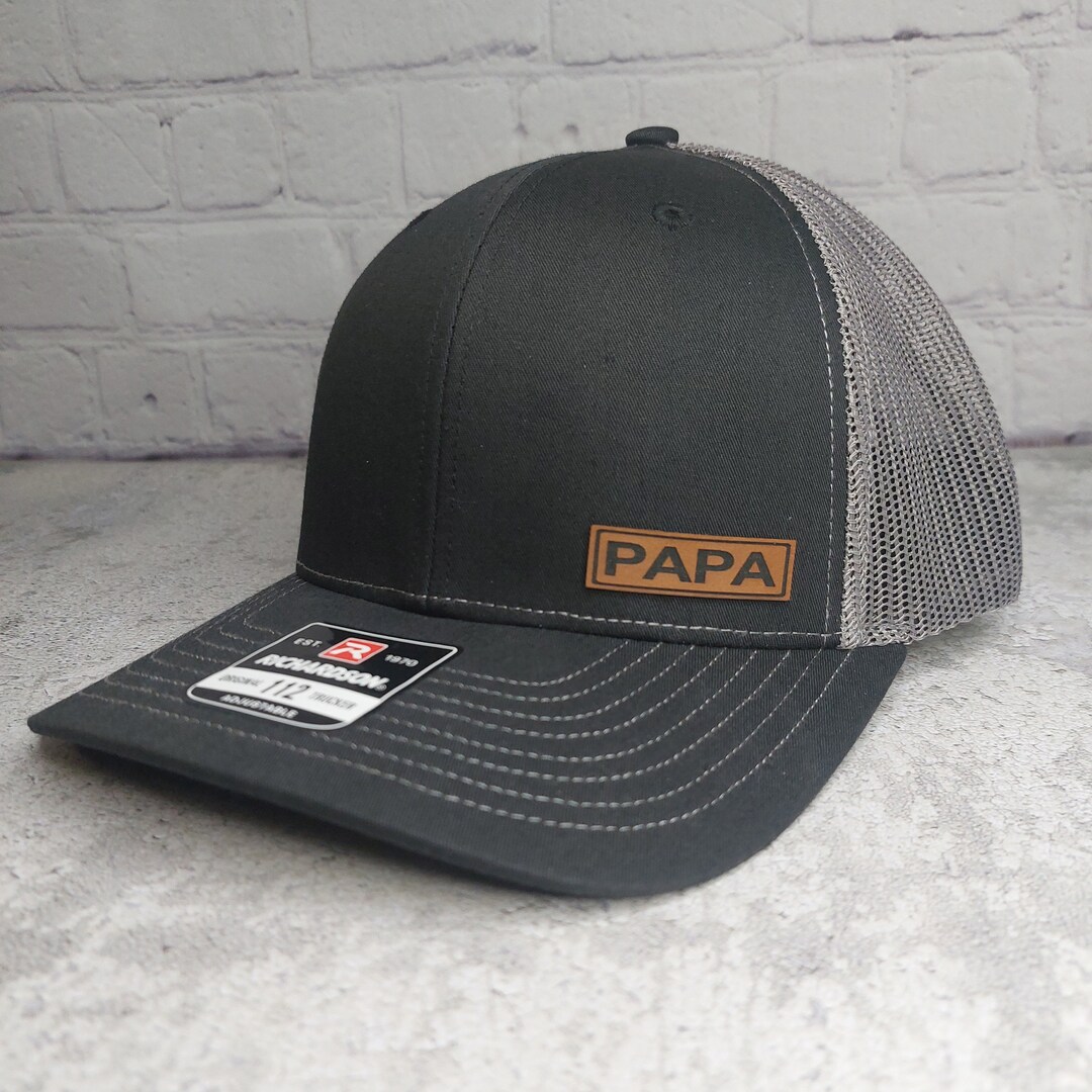 PAPA Hat, PAPA Baseball Cap, Custom Papa Richardson 112 Hat, Father's ...