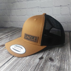 Uncle Hat, Uncle Patch Cap, Uncle Birthday Gifts, Personalized Gifts ...